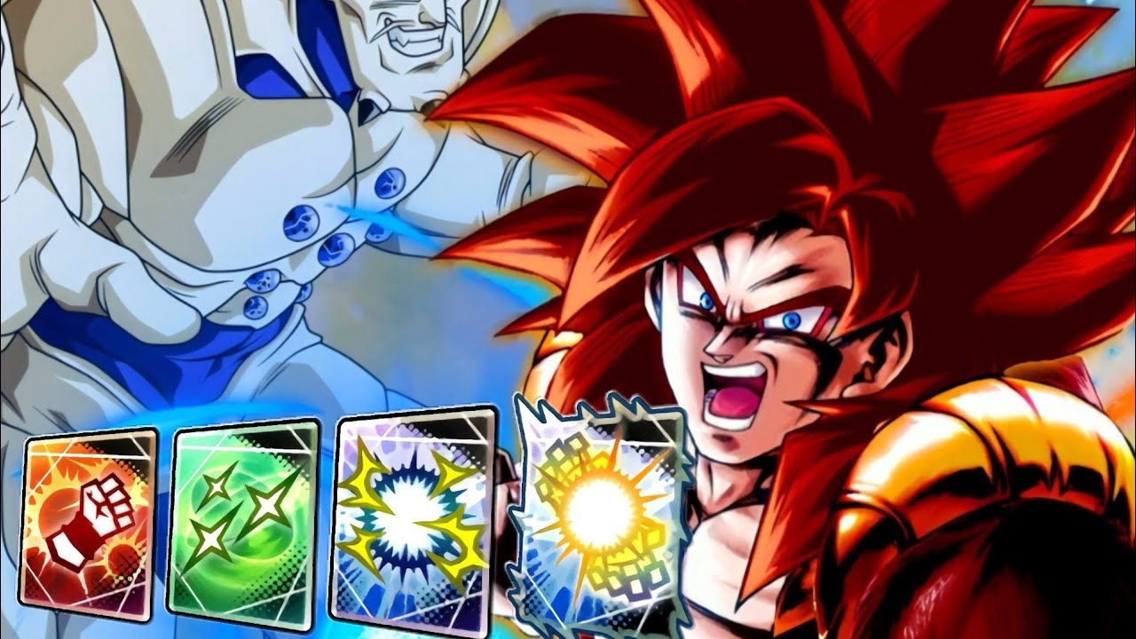 lf SSJ4 Gogeta moveset!| Dragon Ball Legends - YouTube