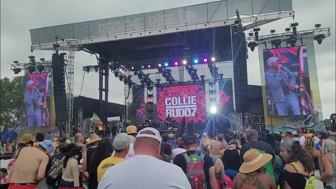 Collie Buddz "Take it easy/Smokin' love intro" (live) at Reggae RiseUp 2023 - YouTube