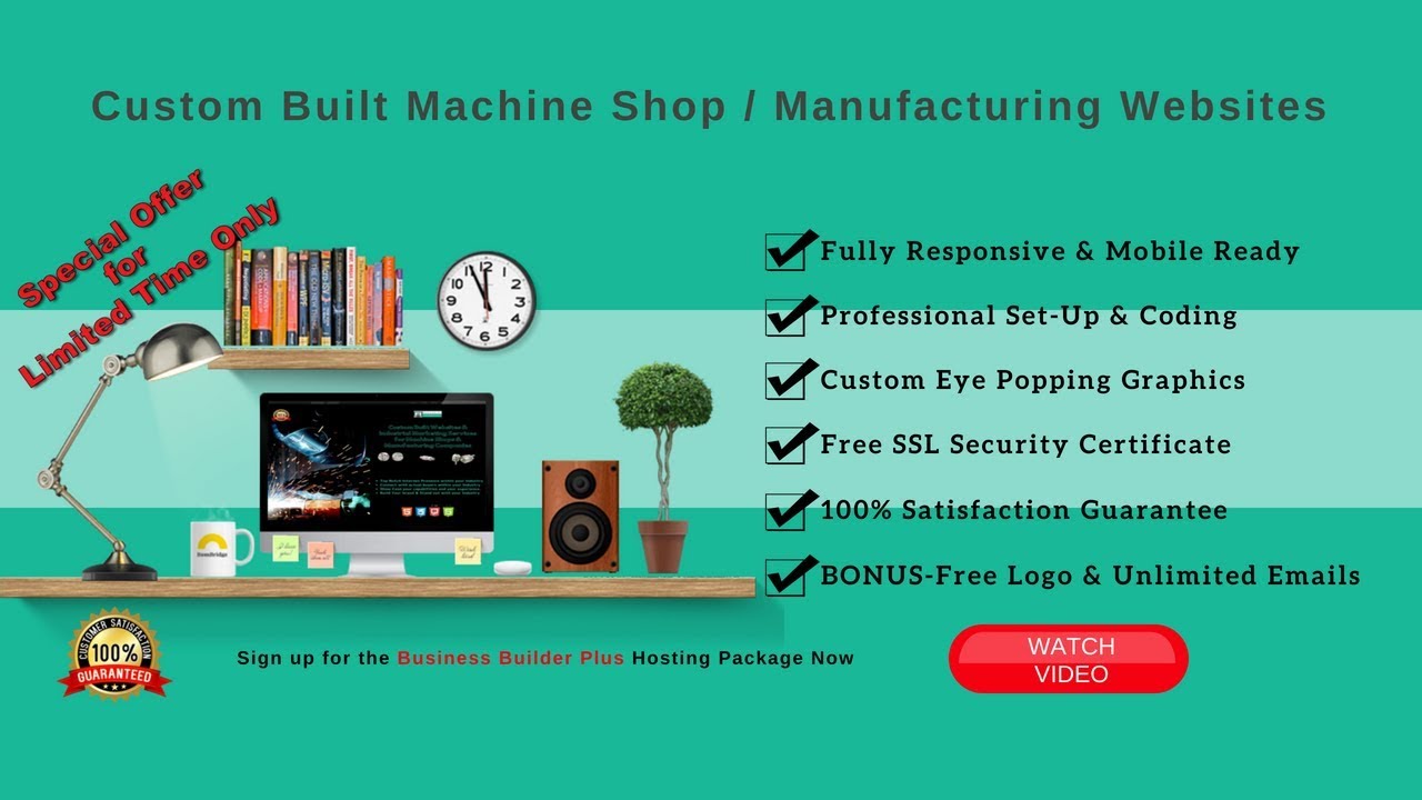 Manufacturing Websites / machine shop web development - YouTube