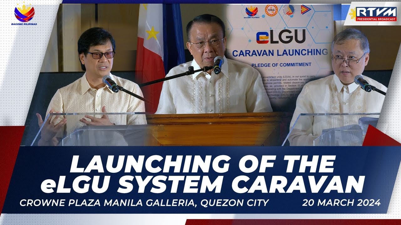 Launching of the eLGU System Caravan 3/20/2024 - YouTube
