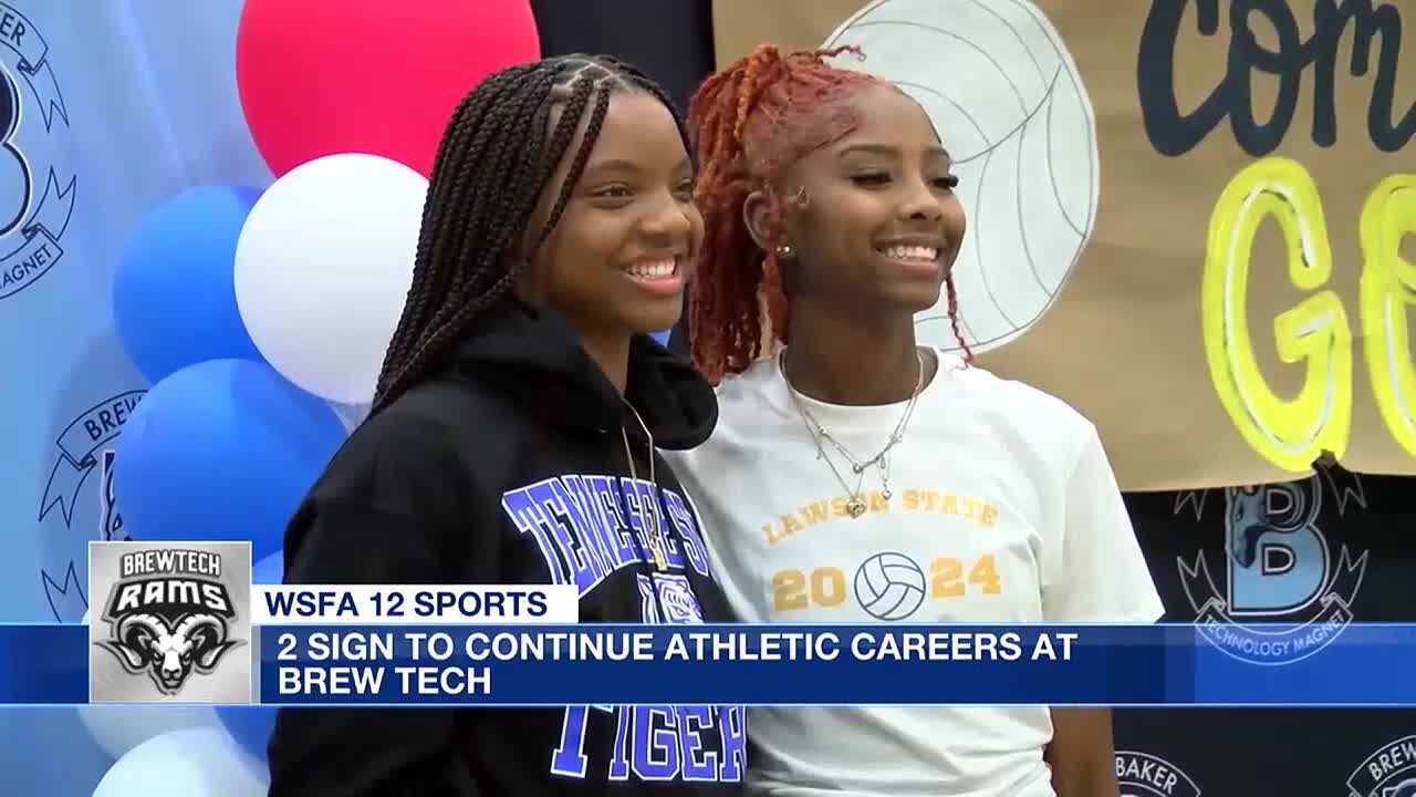 2 Brew Tech athletes sign to continue their careers - YouTube