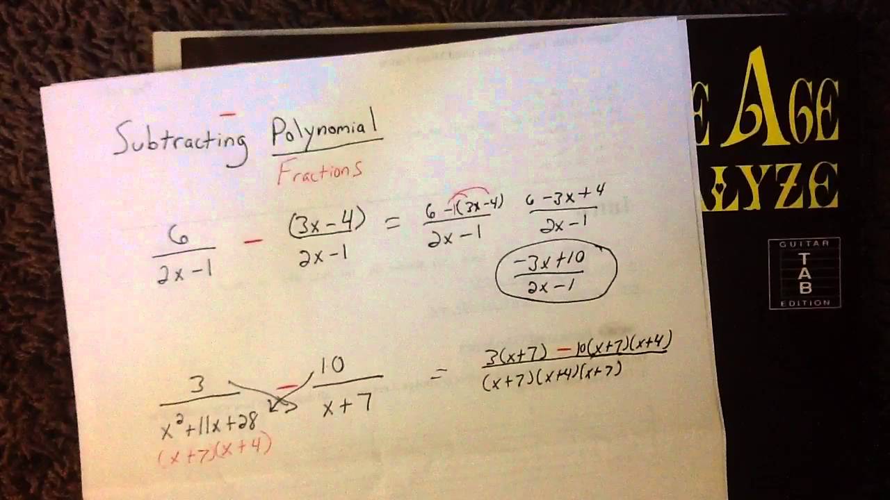 Subtracting Polynomial Fractions YouTube subtracting-polynomial-fractions-youtube