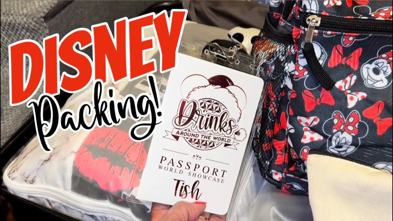 DISNEY PACK WITH ME | MY DISNEY ESSENTIALS | NEW YEAR DISNEY TRIP - YouTube