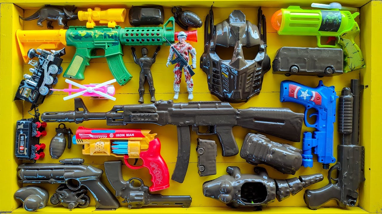 Nerf Assault Rifle:Shotgun,AK 47,Awm Sniper Rifle,nerf m4,Glock Pistol ...