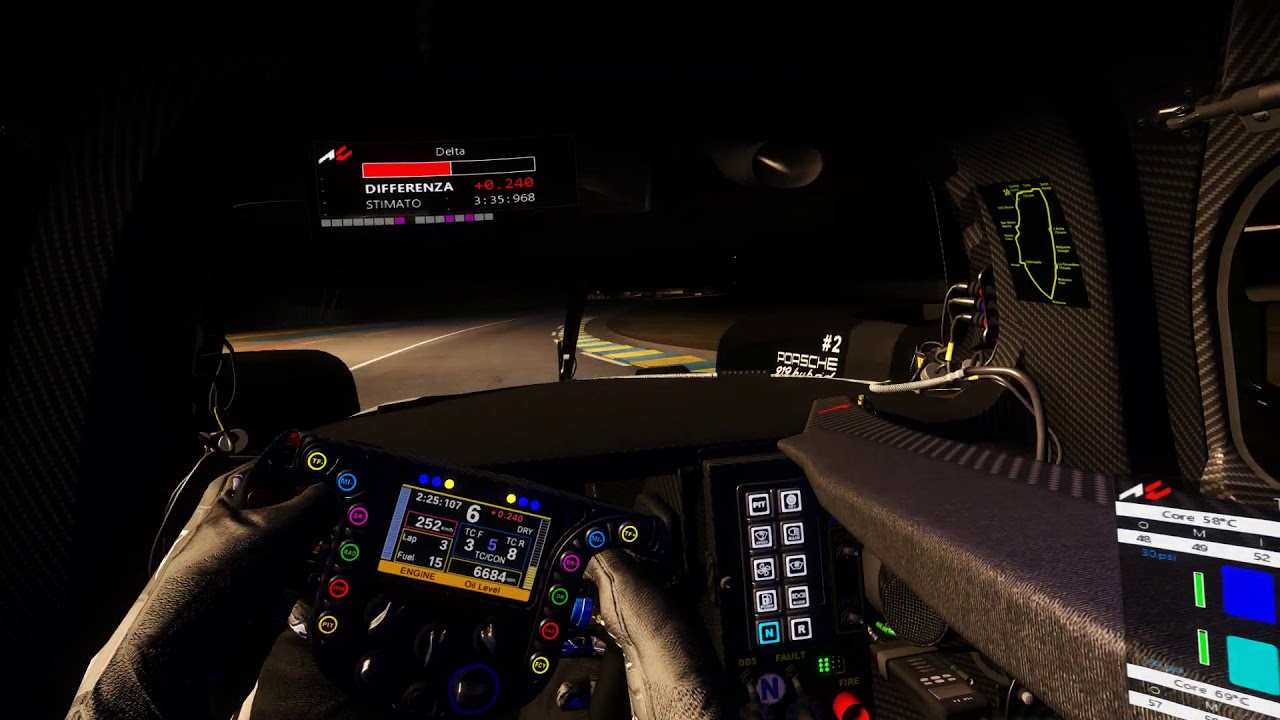 Assetto Corsa + mod Sol 1.3 first test day/night, all season - Le Mans ...