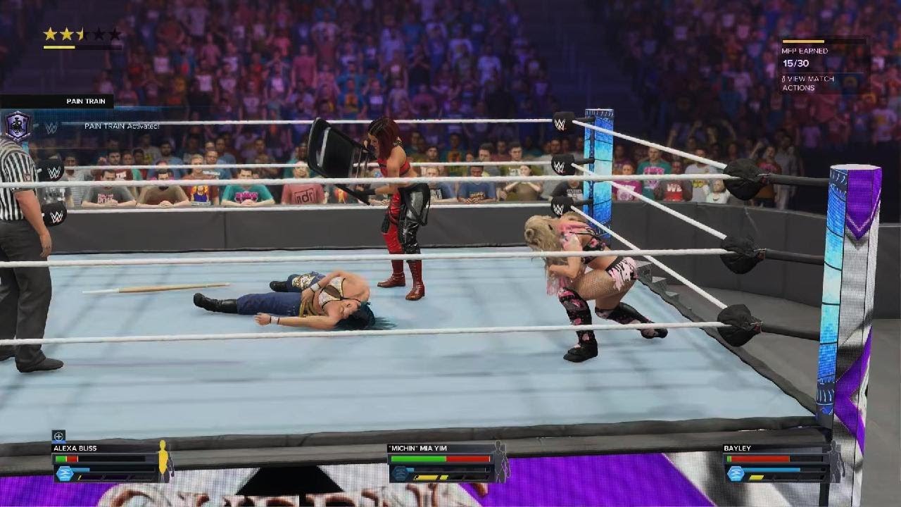 WWE 2K23_2024DDT on the chair - YouTube