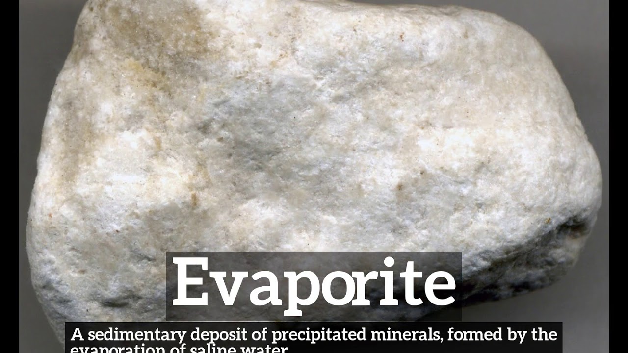 How to Say Evaporite in English? | How Does Evaporite Look? | What is ...