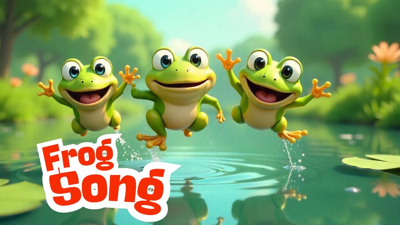 🐸 Jump, Jump, Jump Frog Song | Fun Kids Movement Song by Baby Team ...