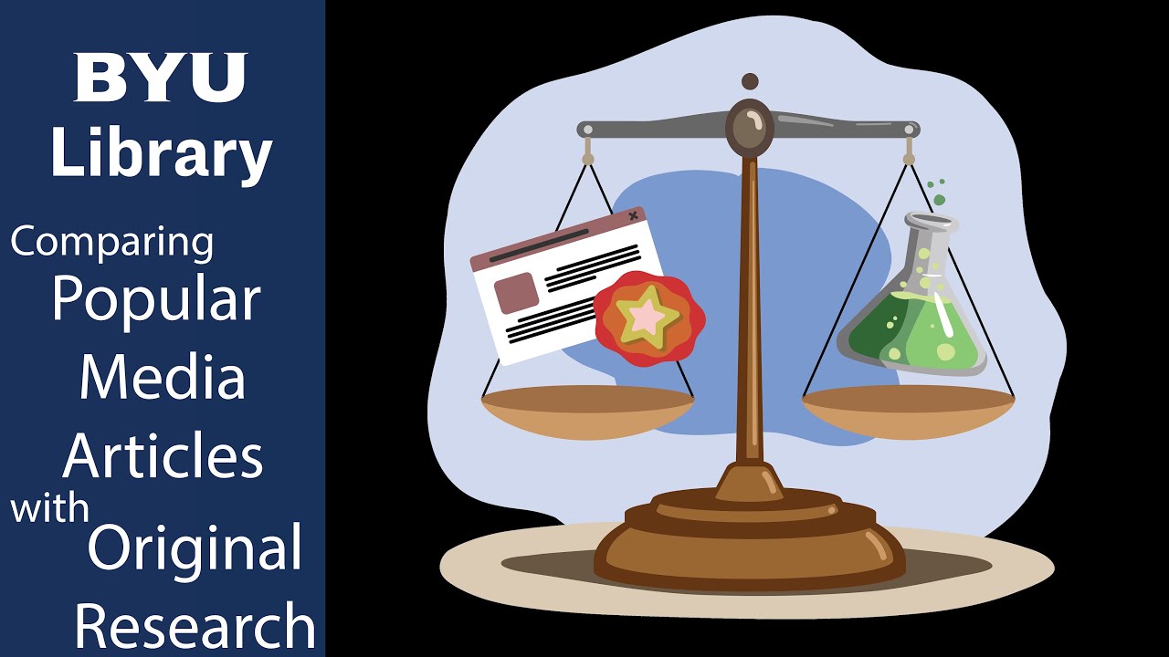 Comparing Popular Media Articles with Original Research - YouTube