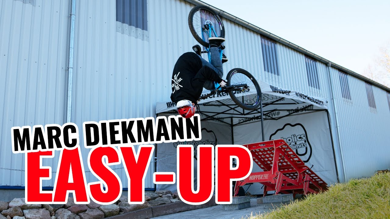@MarcDiekmann EASY UP Freeride Action - Backflip über MTB Hopper - YouTube