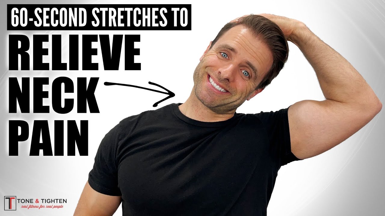 4 Exercises To Relieve Neck Pain In 60 Seconds - YouTube