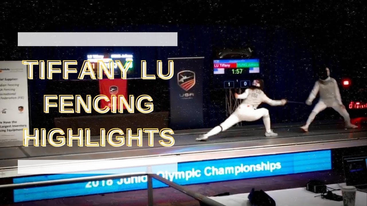 Tiffany Lu | NCAA Fencing Recruiting Highlights Reel - YouTube