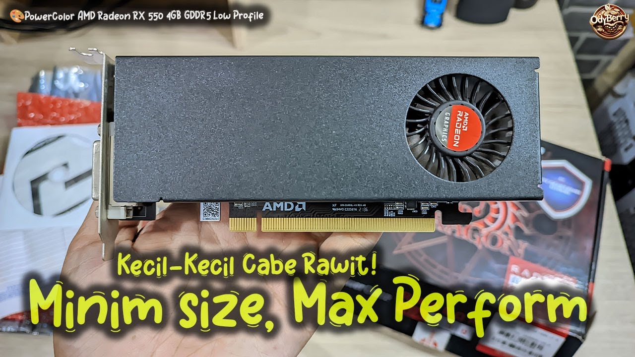 PowerColor RX 550: VGA Minimalis, Produktivitas Maksimal 🎮 - YouTube