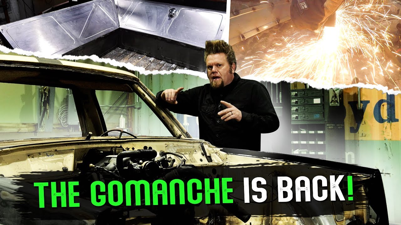 Trophy Truck Style Spare Tire Mount; Gomanche Relaunch Episode 1 - YouTube