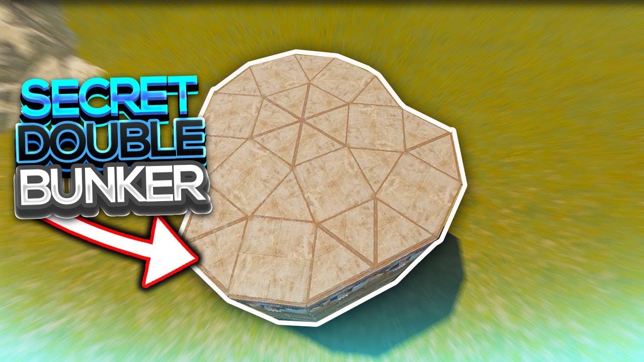 RUST | Secret Double Bunker Solo/Duo/Trio Base Design | Rust Base ...