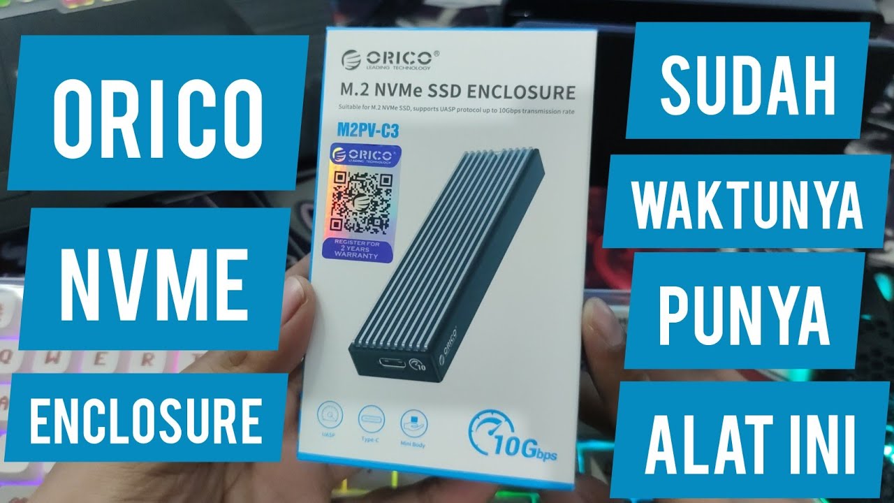 Orico M.2 NVMe SSD Enclosure M2PV-C3 Review - YouTube