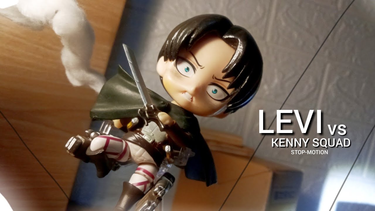 Levi Ackerman vs Kenny Ackerman's squad stop-motion ATTACK ON TITAN ...