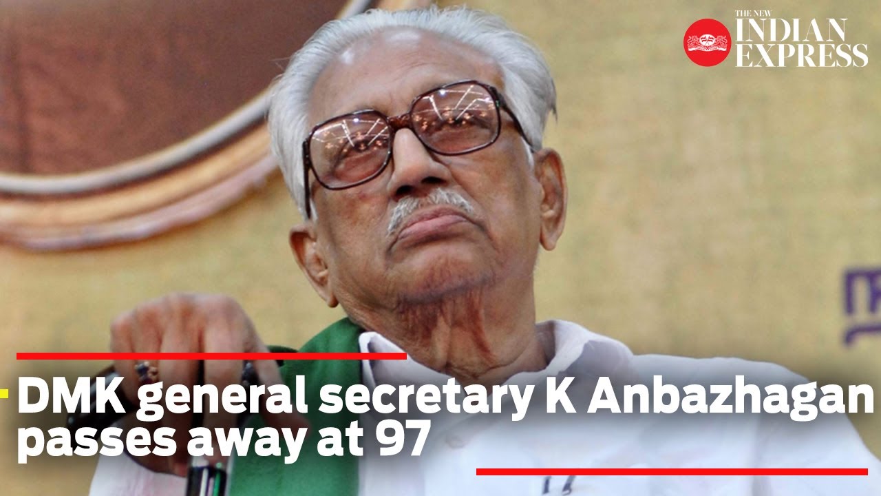 DMK general secretary K Anbazhagan passes away at 97 - YouTube