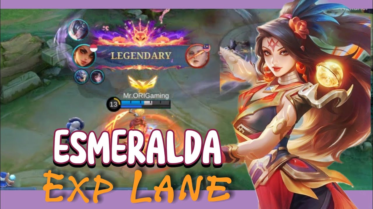MLBB ESMERALDA GAMEPLAY LEGENDARY - YouTube