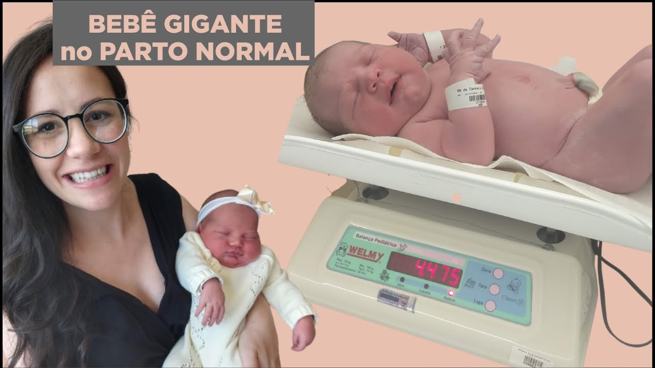 PARTO NORMAL HUMANIZADO DO MEU BEBÊ DE 4,5 KGS | BEBÊ GIGANTE - YouTube