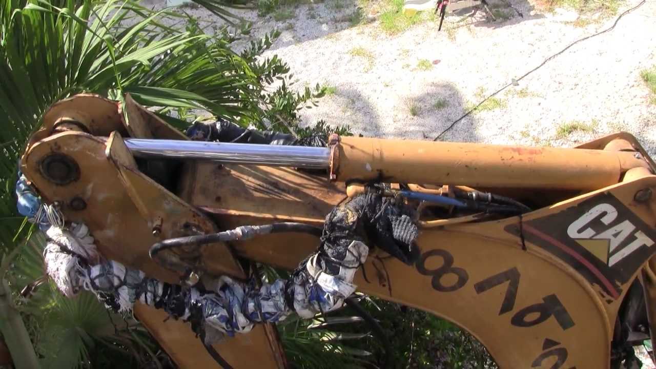 Caterpillar Stick & Boom Hydraulic Cylinder Replacement Prep Work.mts ...