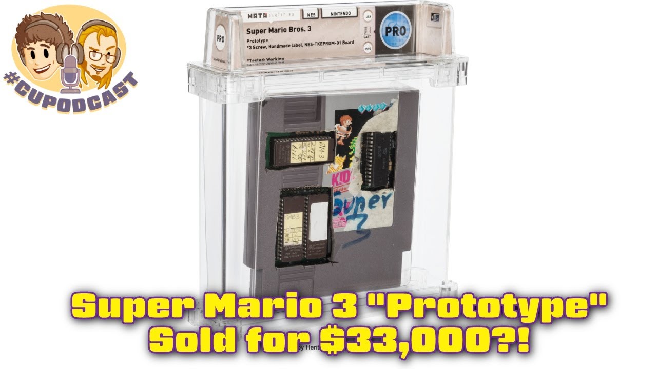Super Mario Bros. 3 "Prototype" Sold for $33,000?! - YouTube