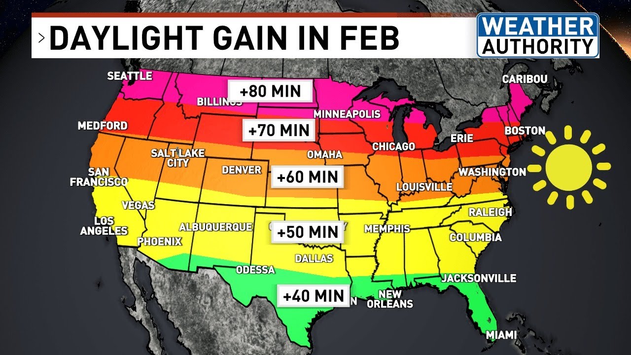 February brings nearly 80 more minutes of daylight to Maine as sunset ...