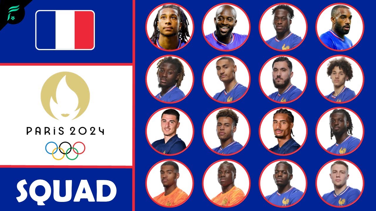 FRANCE 🇫🇷 MEN'S SQUAD for Olympic Football Tournaments Paris 2024 | FAN ...