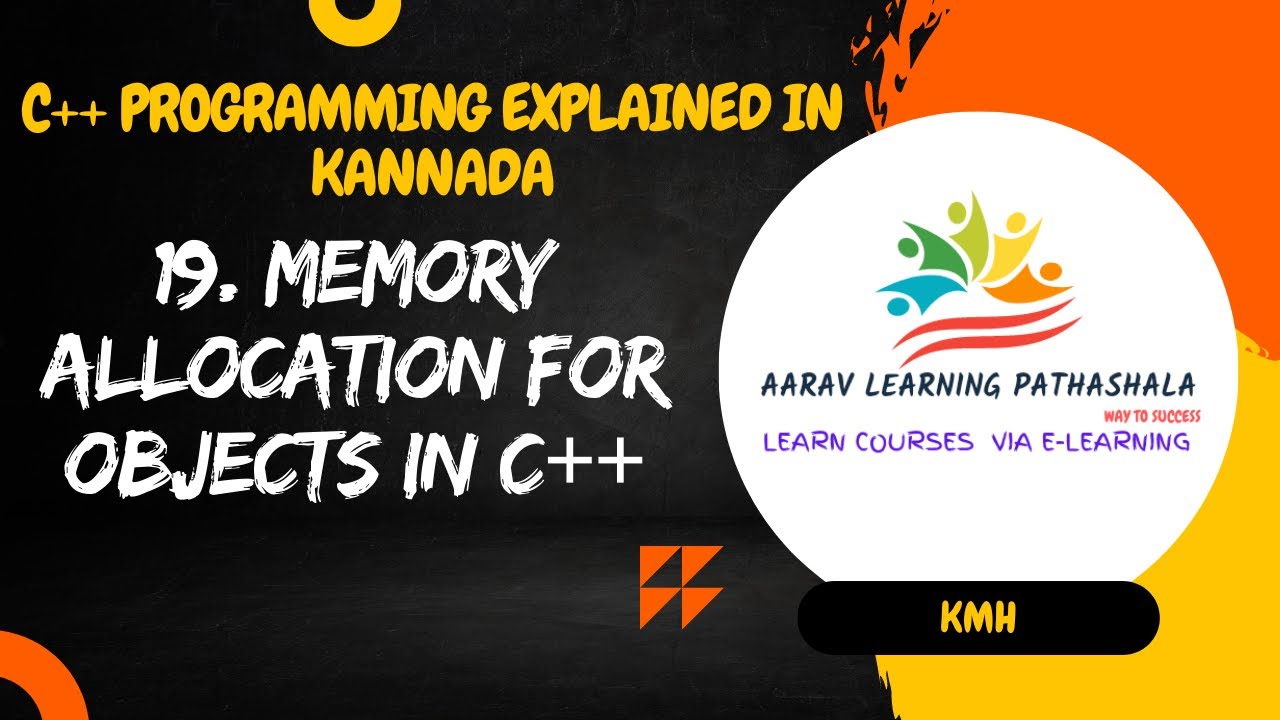 MEMORY ALLOCATION OF OBJECTS IN C++ Class 19#AARAV LEARNING PATHASHALA ...