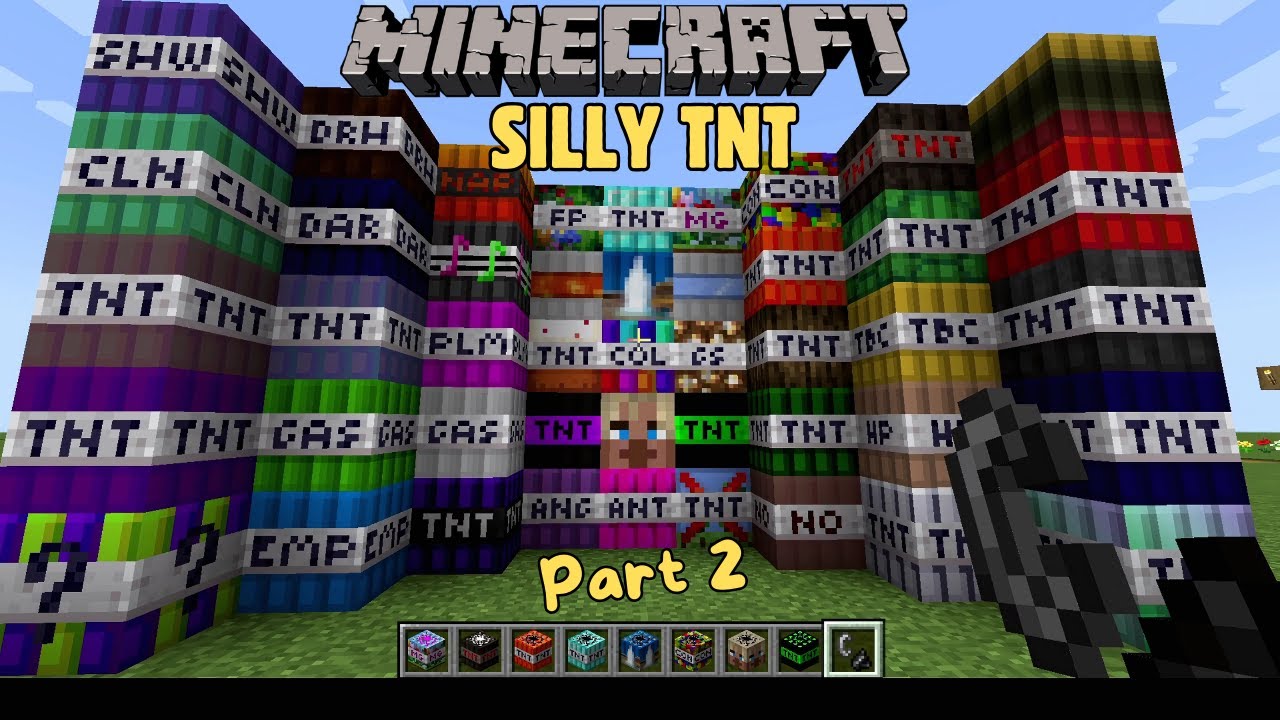 Minecraft: Silly TNT Mod (20+ TNT EXPLOSIVE) Part 2 - YouTube