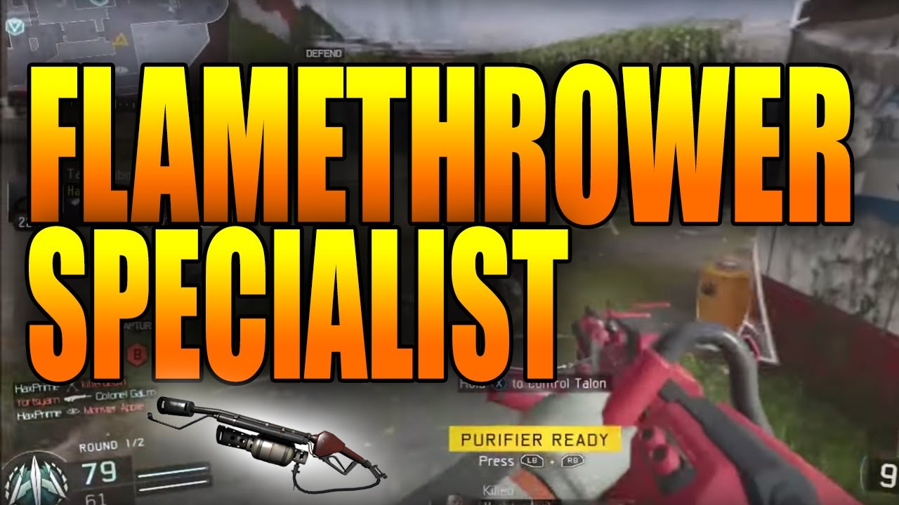 Call of Duty Black Ops 3: Flamethrower Specialist! - YouTube