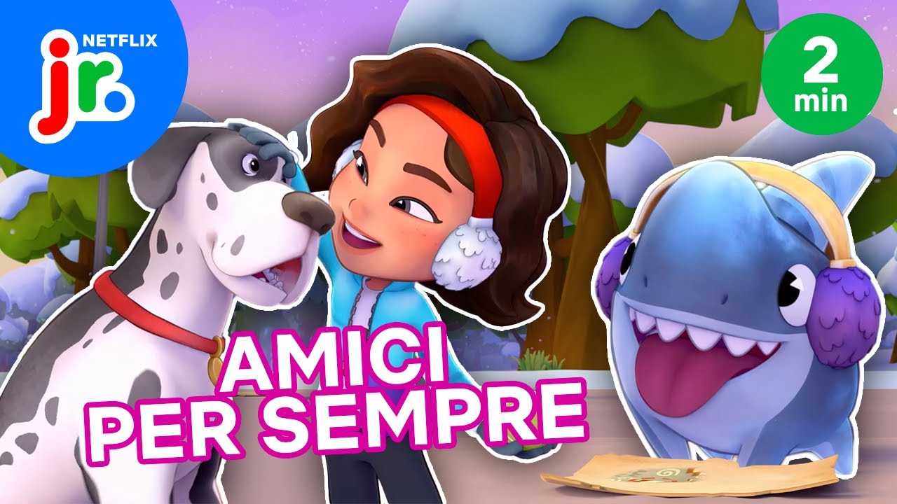 LA NEVE RIVELA LA MAPPA MISTERIOSA ️ Sharkdog: Lo squalo-cane | Netflix ...