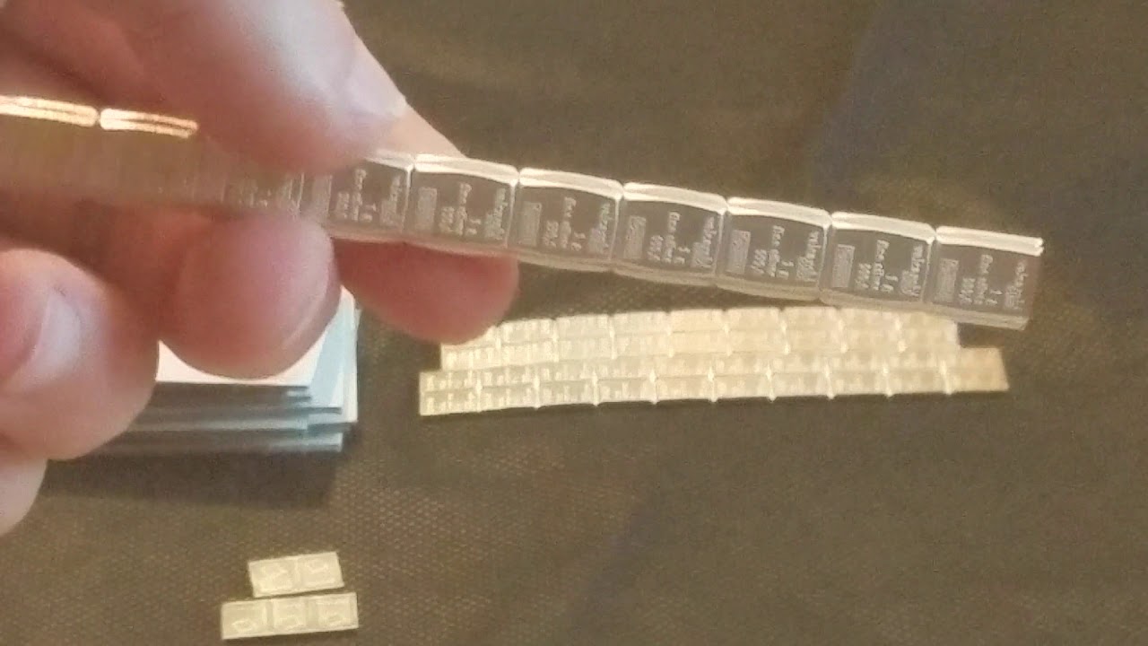 Small Valcambi Fractional Silver Pickup - YouTube