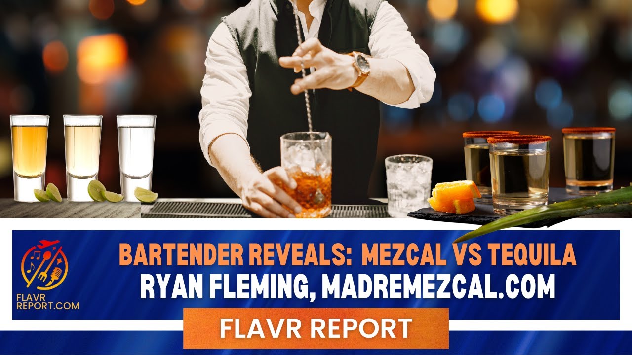 Bartending Pro Reveals: the actual difference Mezcal vs Tequila - YouTube