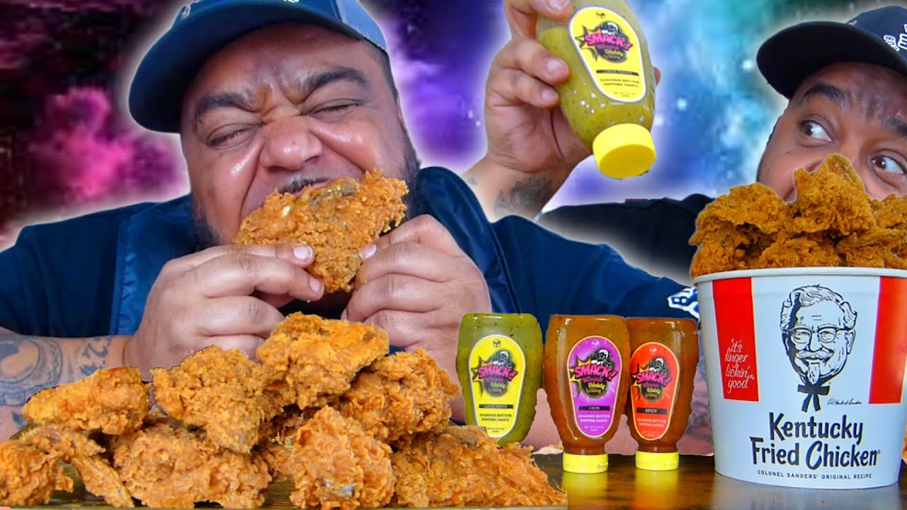 Smacked This Huge Bucket Of Extra Crispy KFC Chicken With Smack EM ...