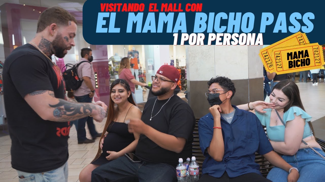 Visitando El Mall Con El (Mama Bicho Pass) 😆 - YouTube