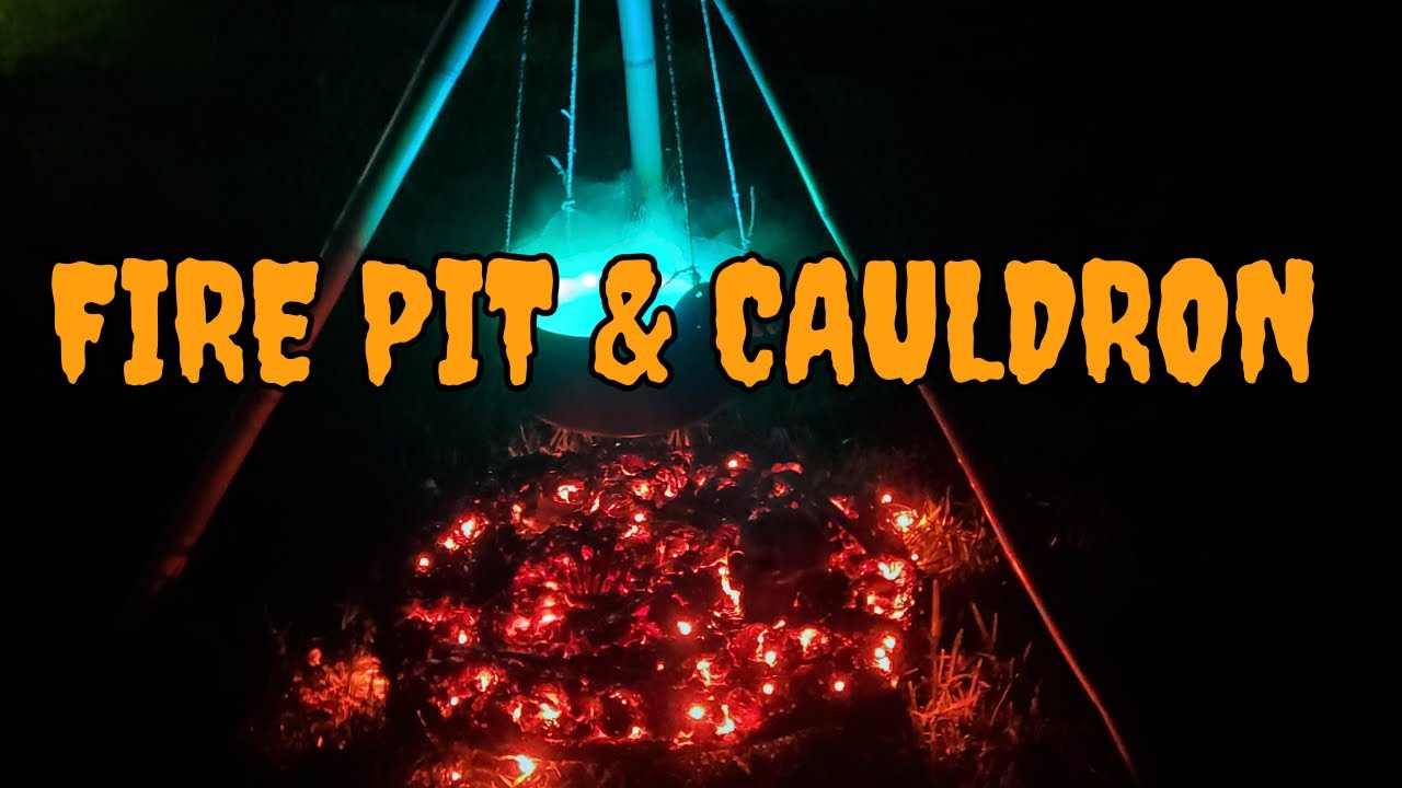 Halloween Fire Pit & Cauldron - YouTube