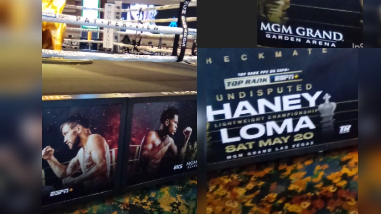 HANEY vs LOMA Boxing Fight @ The MGM Grand Las Vegas Sat 5/20/2023🥊 ...