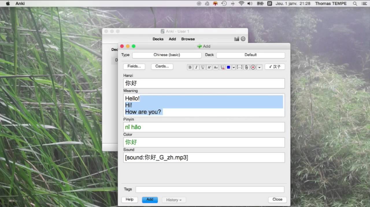 How to use Anki's Chinese Support Add-on - YouTube