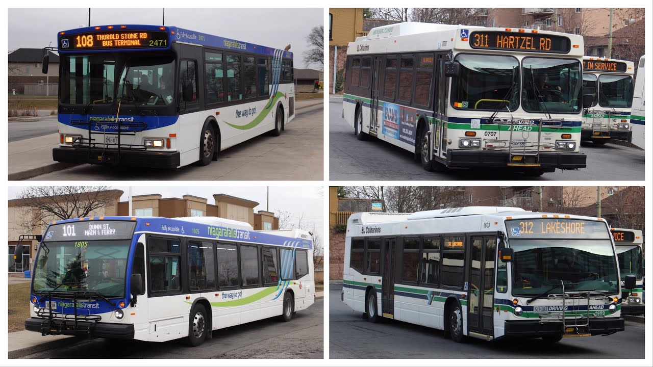 Buses in Niagara Region! - YouTube