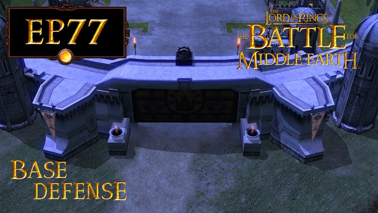 LoTR - Battle for Middle Earth (BFME 1) EP77: Featurette - Base Defense ...