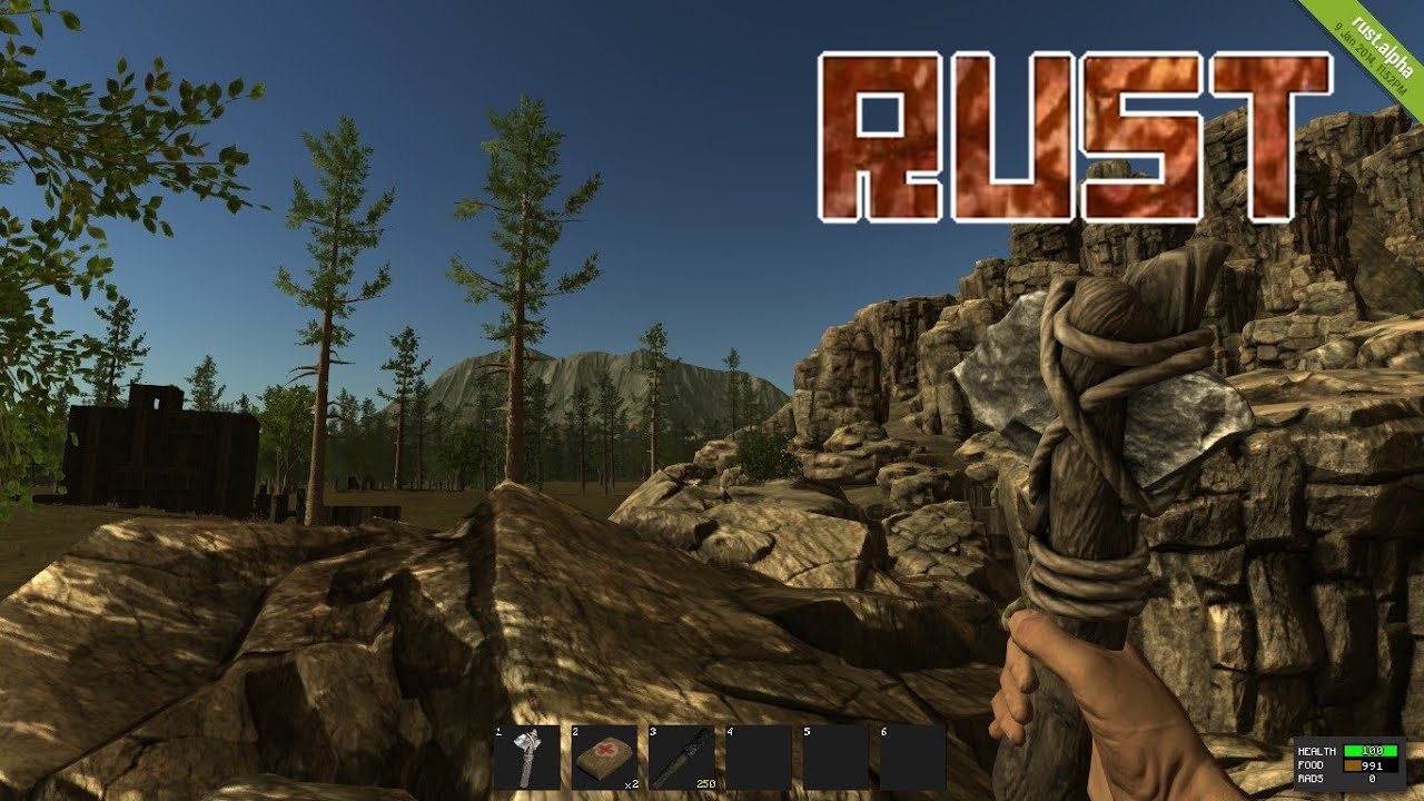 RUST Gameplay German #001 - Oh mein Gott dieser Himmel - YouTube