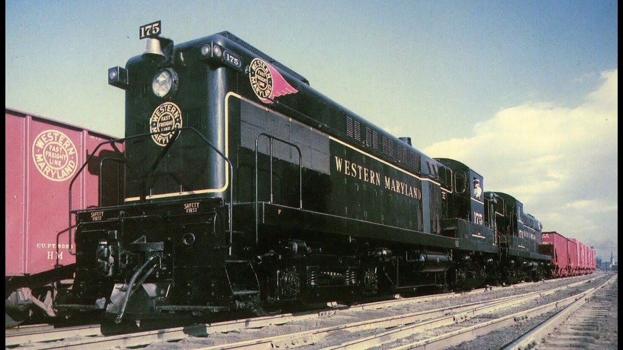 Fast Freight Rolling (1950s) Western Maryland Railway - YouTube