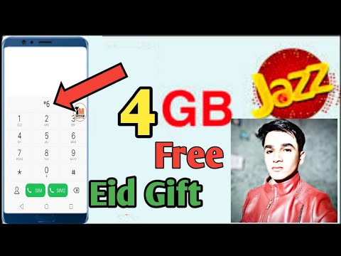 Jazz free 4GB Free Eid gift 2020 I jazz free internet code 2020 I Eid ...