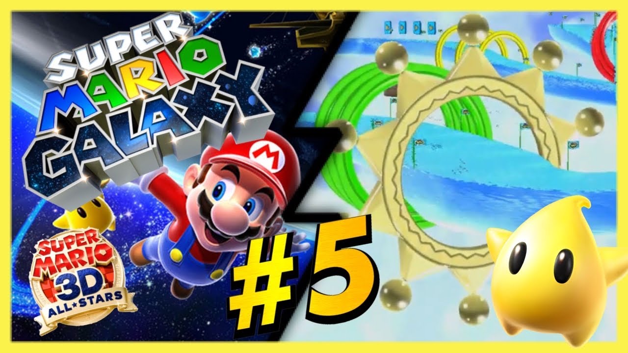 Loopdeeloop Galaxy + Bowser Jr. and Kamek! | Super Mario Galaxy [3D ALL ...