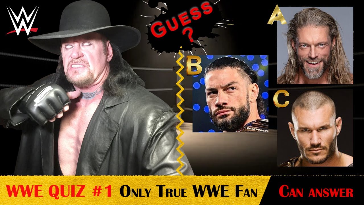 WWE QUIZ #1 - Only True WWE Fan Can answer all questions right - YouTube