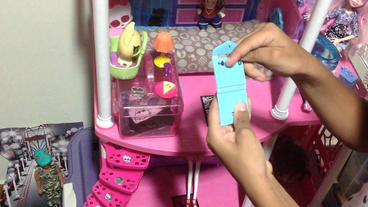Apresentando minha casa Monster High Parte 1 - YouTube