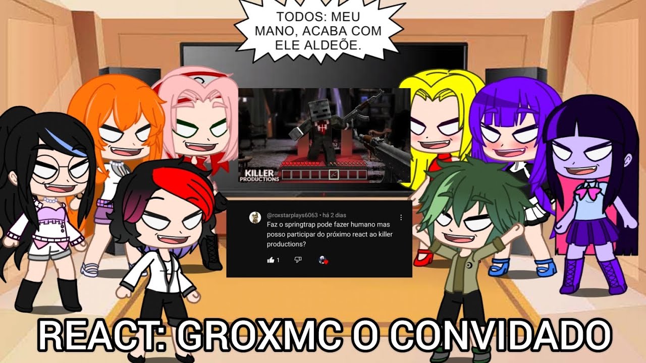 Namoradas Dos Protagonistas Inscrito Dos Canal Reagindo O AldeÕe Que