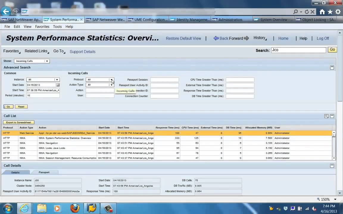 SAP AS JAVA System monitoring - YouTube