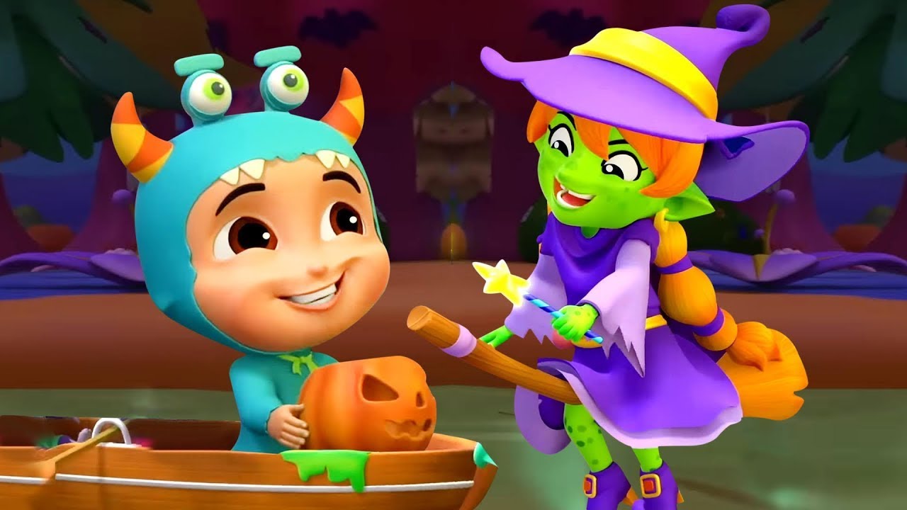 It's Halloween Night - Trick Or Treat, Spooky Cartoon Videos for Kids ...